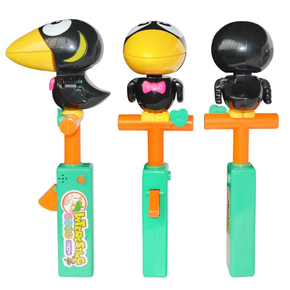 Smart Talking Record Electric Talking Parrot Imitate Animal Speaking ...