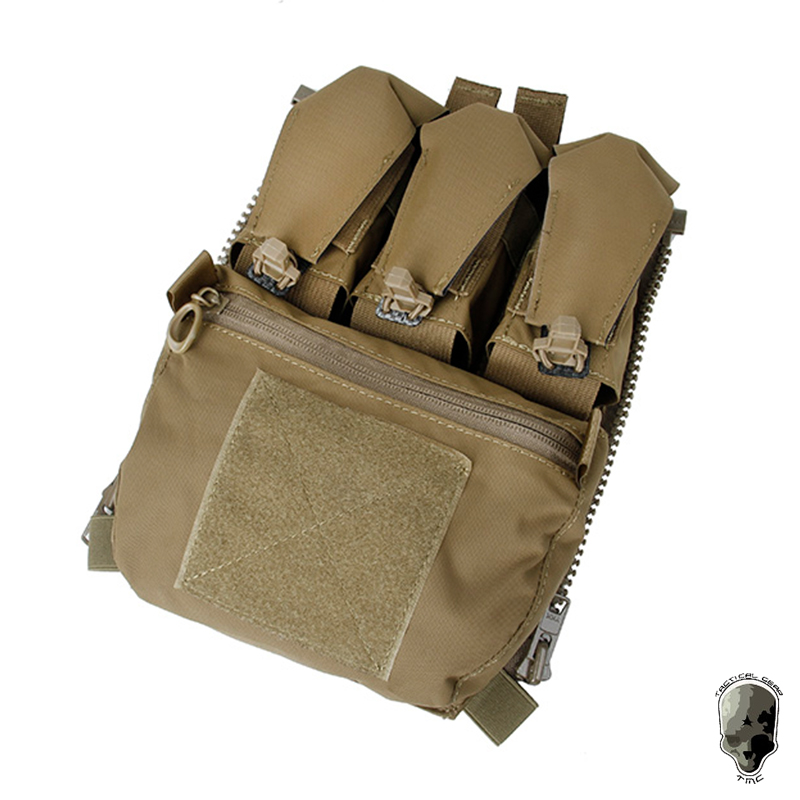 TMC Tactical Zip-on Panel Pouch Assault Back Panel Pack For FCV Plate ...