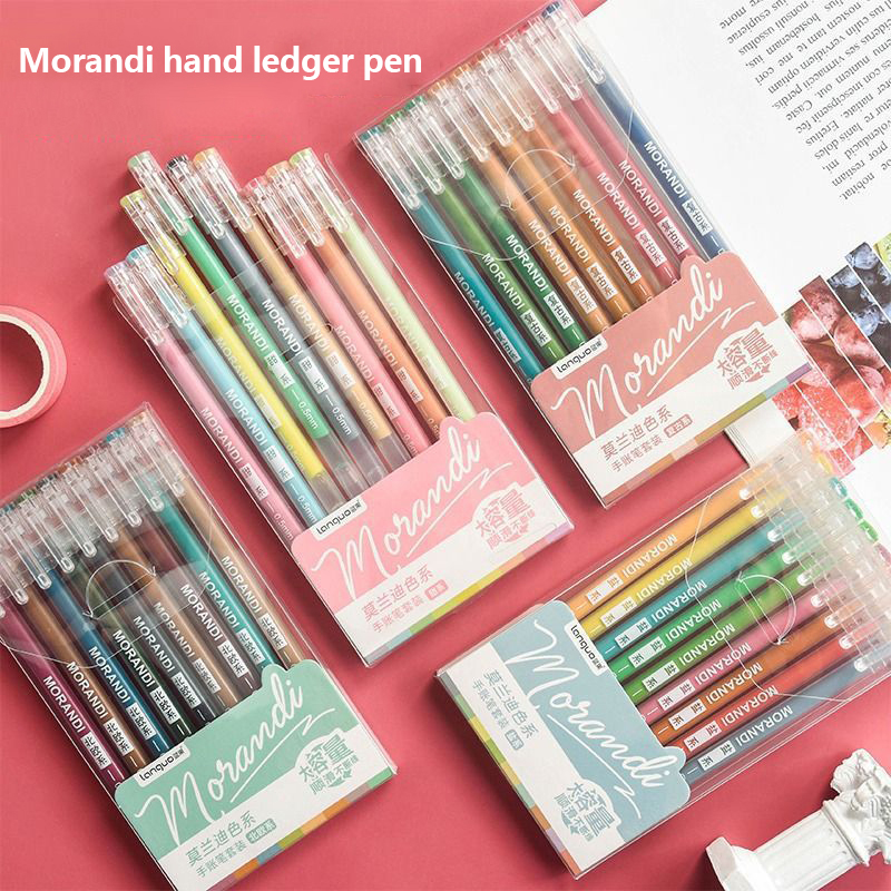 6/9Pcs Student Coloring Drawing Doodling Art Markers Pen DIY Morandi ...
