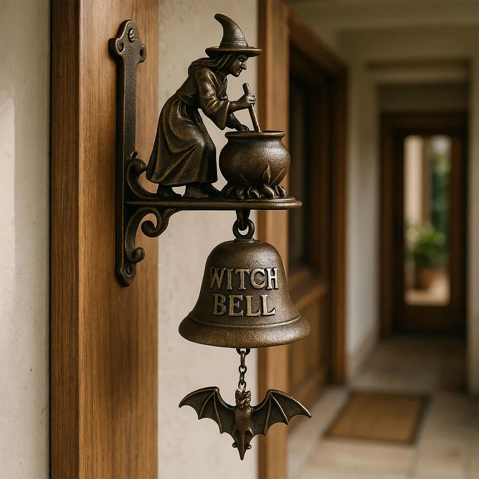 Shop Keepers Bell for Door Opening Witch Dachshund Welcoming Doorbell ...