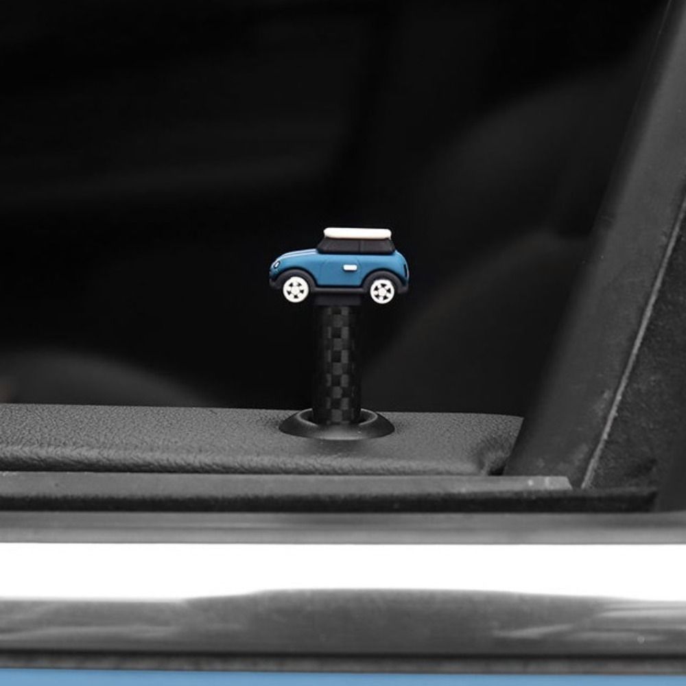 Cute Car Door Lock Pin Knob Cover Car-shaped Lift Button Silicone ...