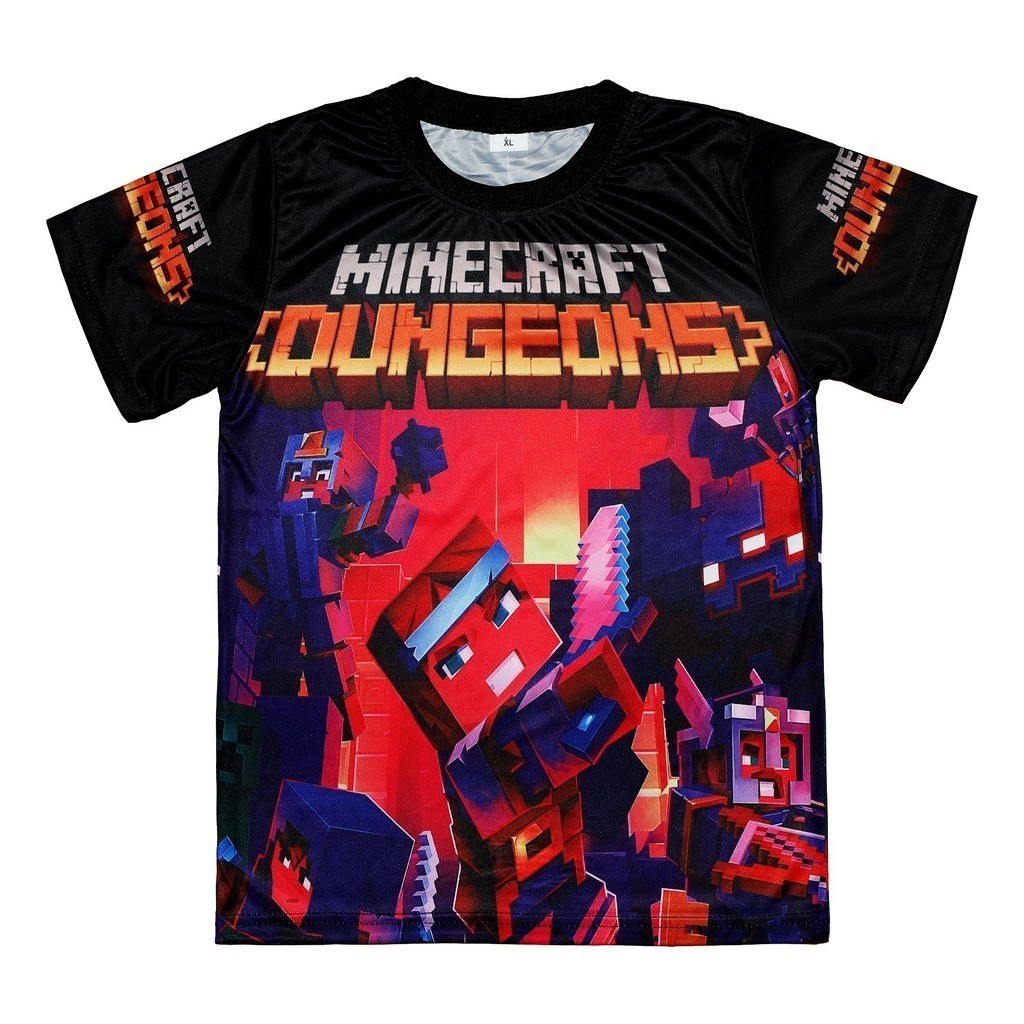 T shirt for kids boy robloxs game minecraft tshirt | Lazada PH