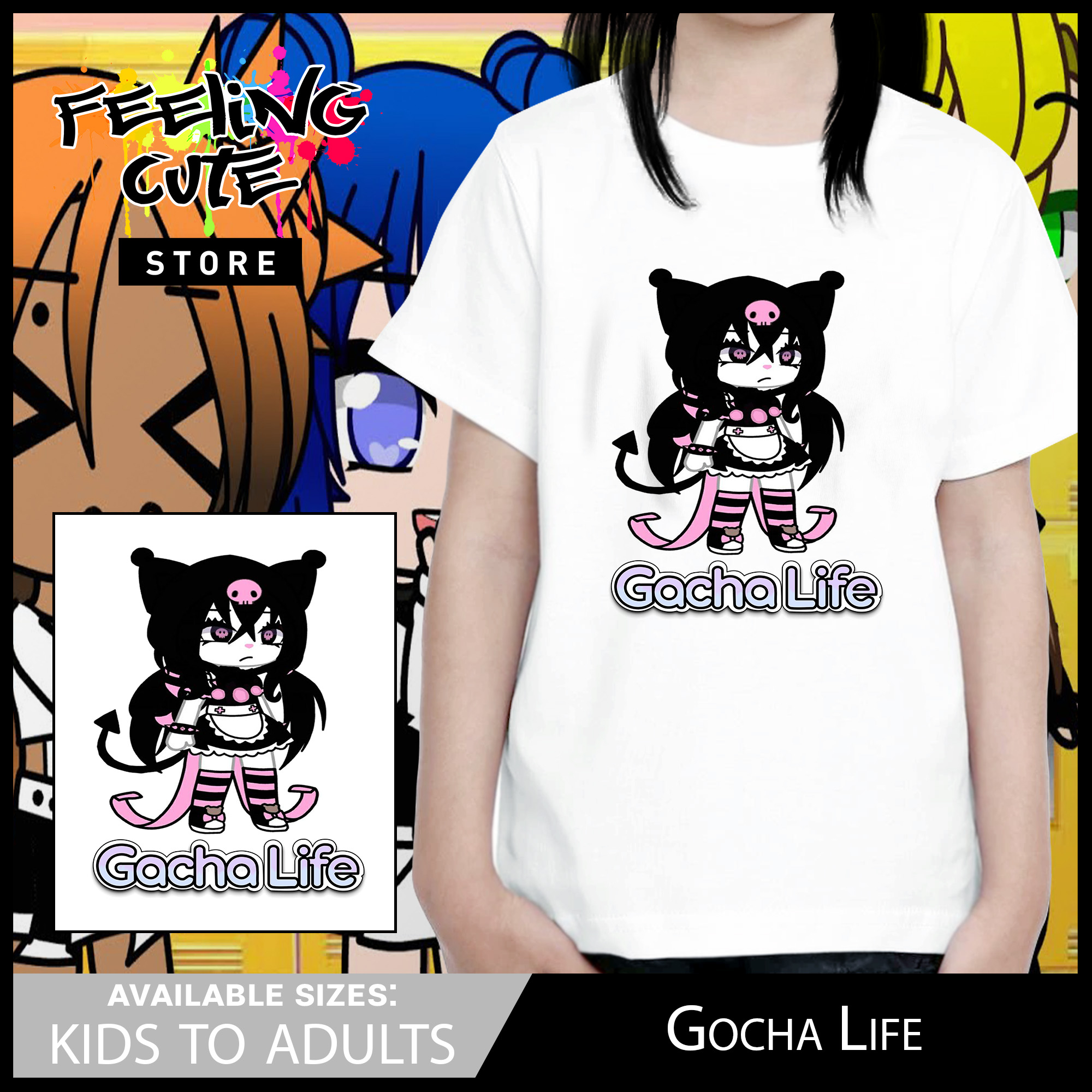 Gacha Life Tshirt / Gacha Life Shirt / Gacha Life t shirt for Kids and ...