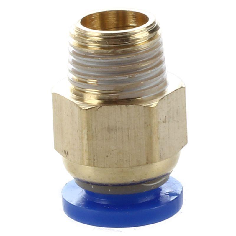 5 Pcs 1/8 PT Male Thread 6mm Push In Joint Pneumatic Connector Quick ...