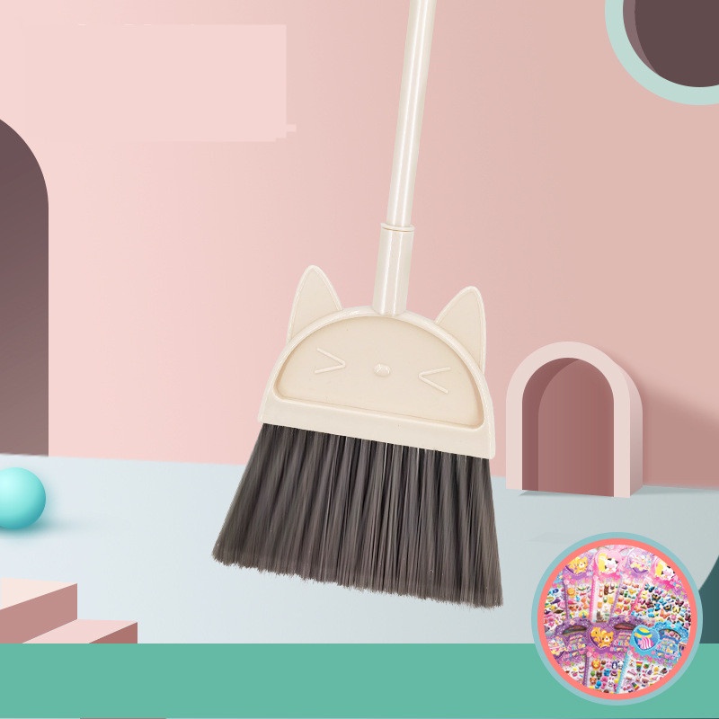Mini Cleaning Broom Toy Children Mop Dustpan Set Toy Gift Housekeeping ...