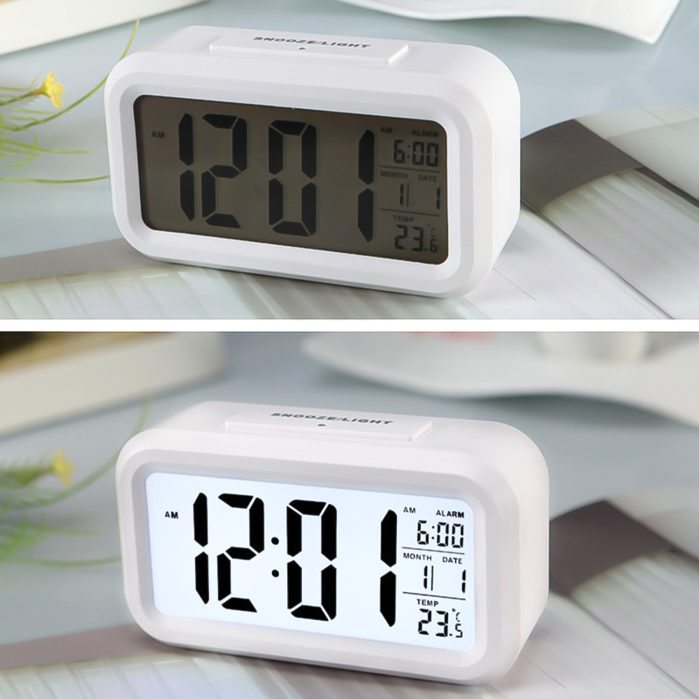 【New design】Alarm Clock Large Display With Calendar For Home Office ...
