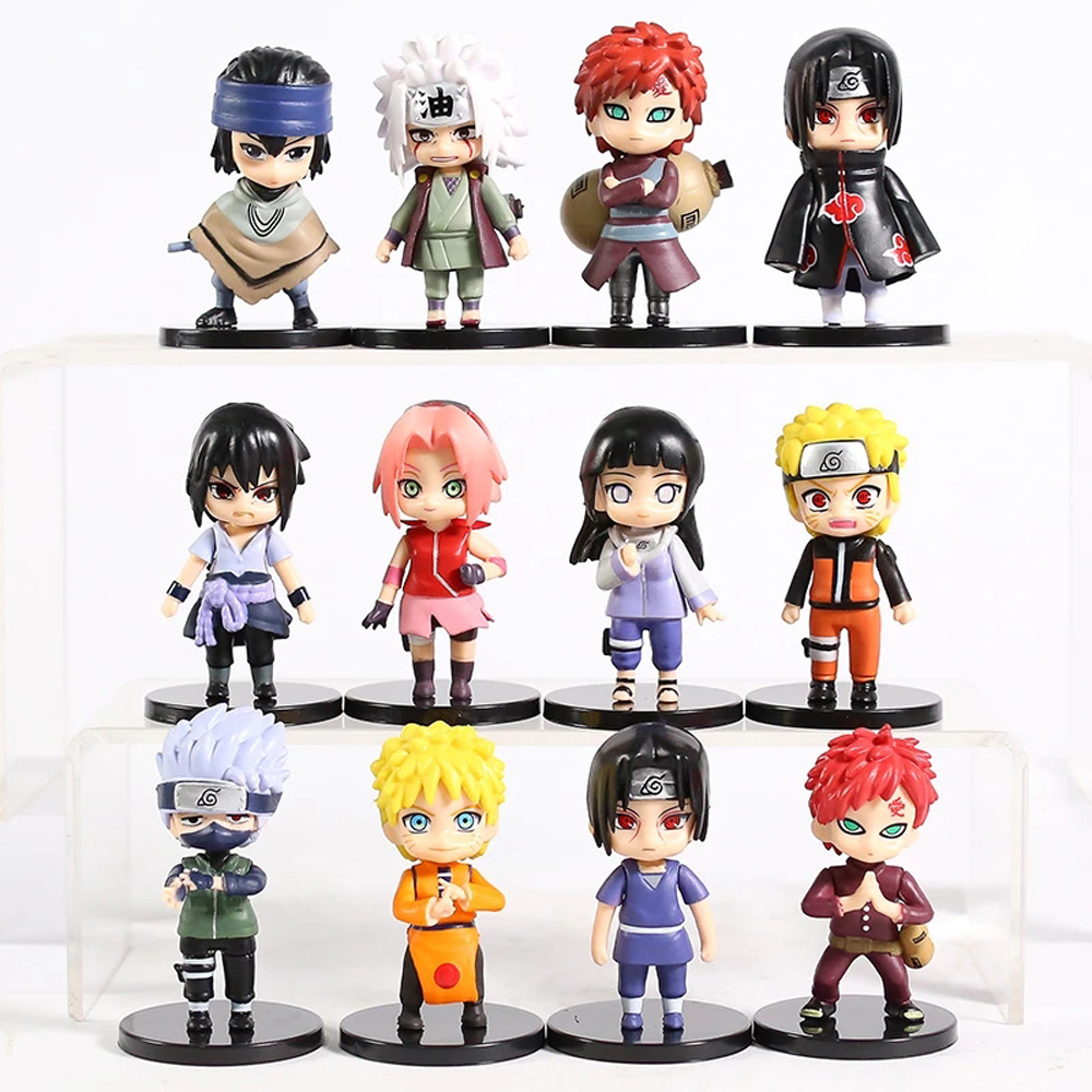 Japan Comics 6pcs/Lot Gaara Model Figurine Obito Itachi Action Figures ...