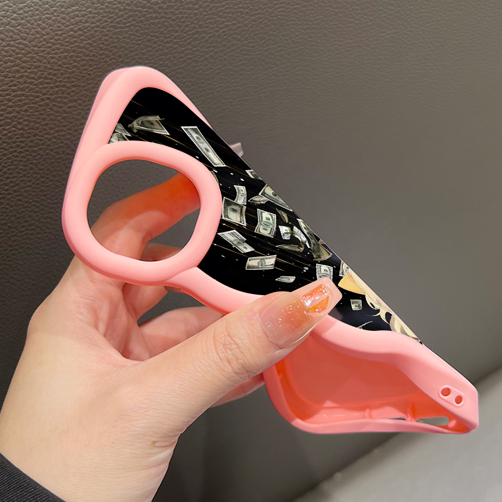 AMORVOR for Samsung A06 Back Cover Cute Rich Girl Pattern Luxury Phone ...