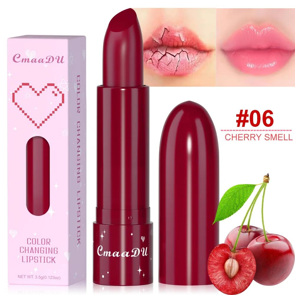 CmaaDu 6Color Waterproof Fruit Color Tinted Shine Changing Moisturizing ...