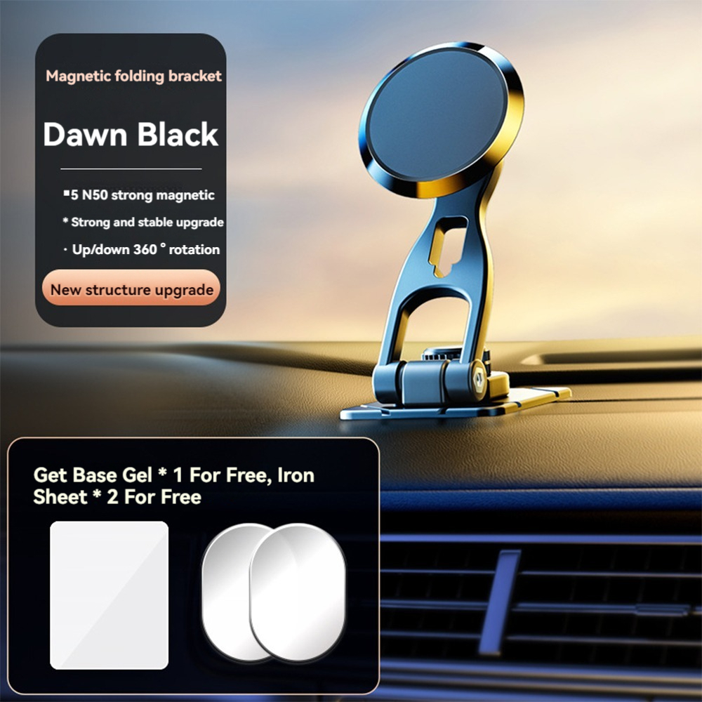 Magnetic Car Phone Holder Super Magnetic Phone Stand Alloy Foldable ...