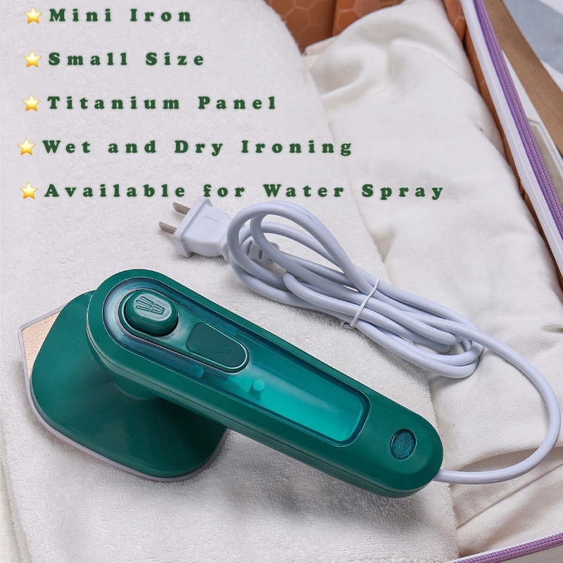 Electric Iron Steamer Seterika Stim Handheld Portable Mini Steam ...