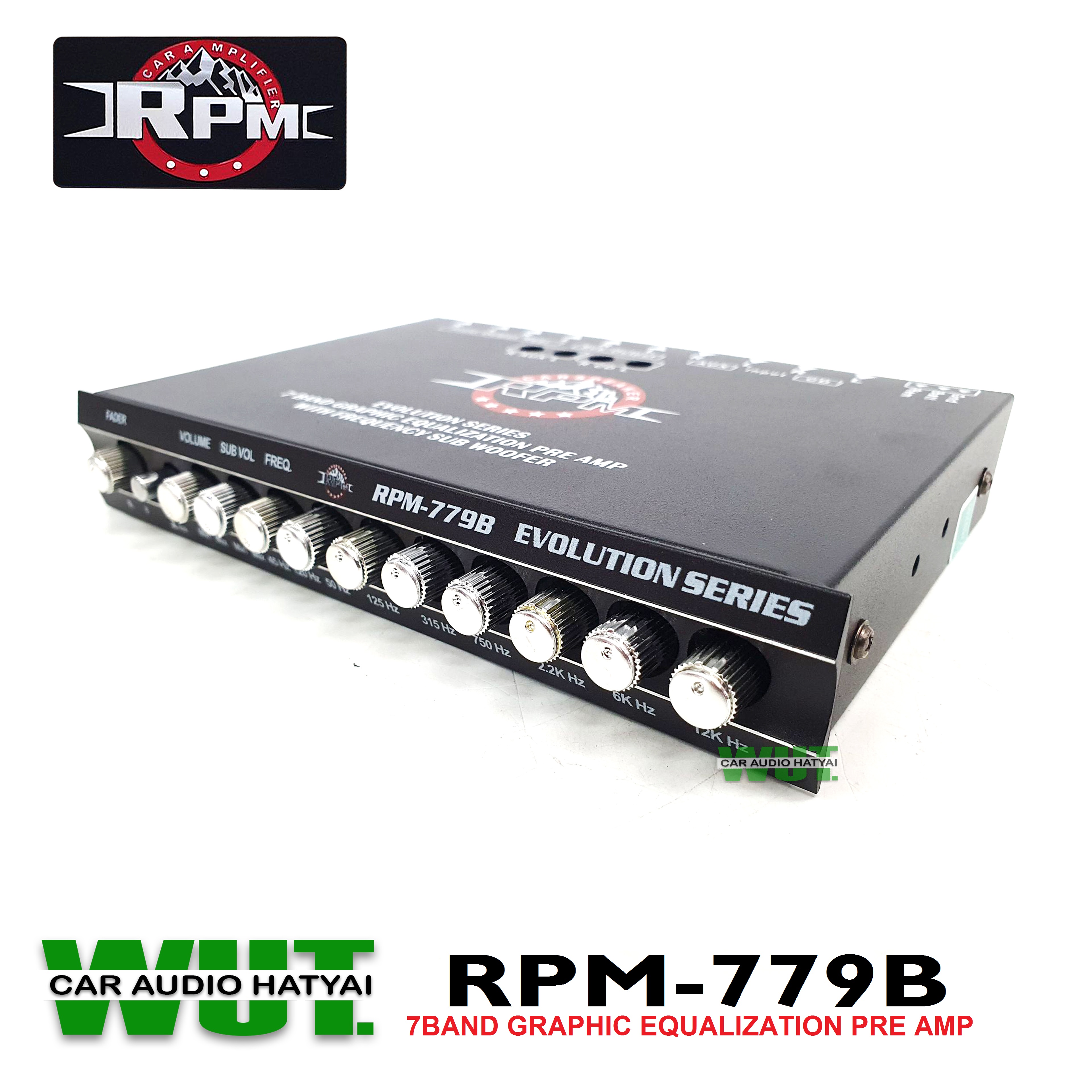 เครื่องเสียงรถยนต์ ปรีรถยนต์ ปรีแอมป์ ปรี7แบน RPM Pre Amp ปรีแอมป์ 7แบนด์ (แยกซับอิสระ) RPM รุ่น ...