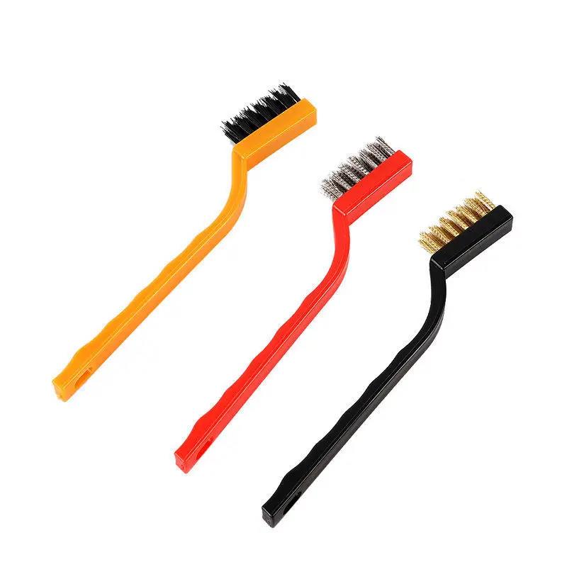 3 Pcs Efficient Gas Cooker Brushes Nylon/Copper/Iron Brush Hair Gas ...