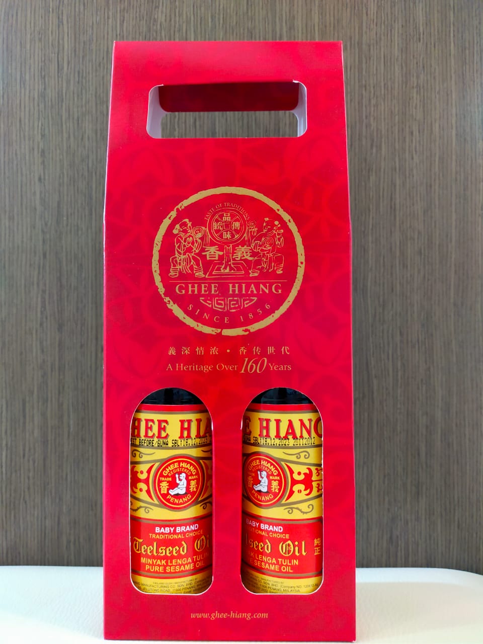 GHEE HIANG PREMIUM PURE SESAME OIL(155ml x 2)義香纯正麻油 | Lazada