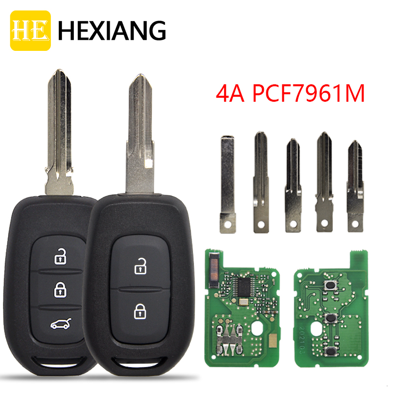【Wireless】 He Xiang Remote Control Car Key For Renault Duster Sandero ...