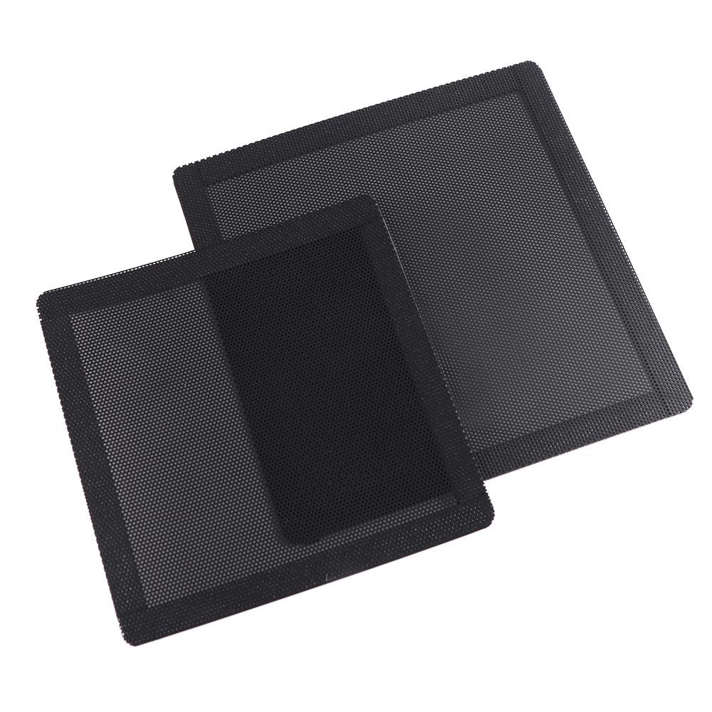 Black Magnetic PVC PC Case Cooling Fan Horn Net Computer Guard Cover ...