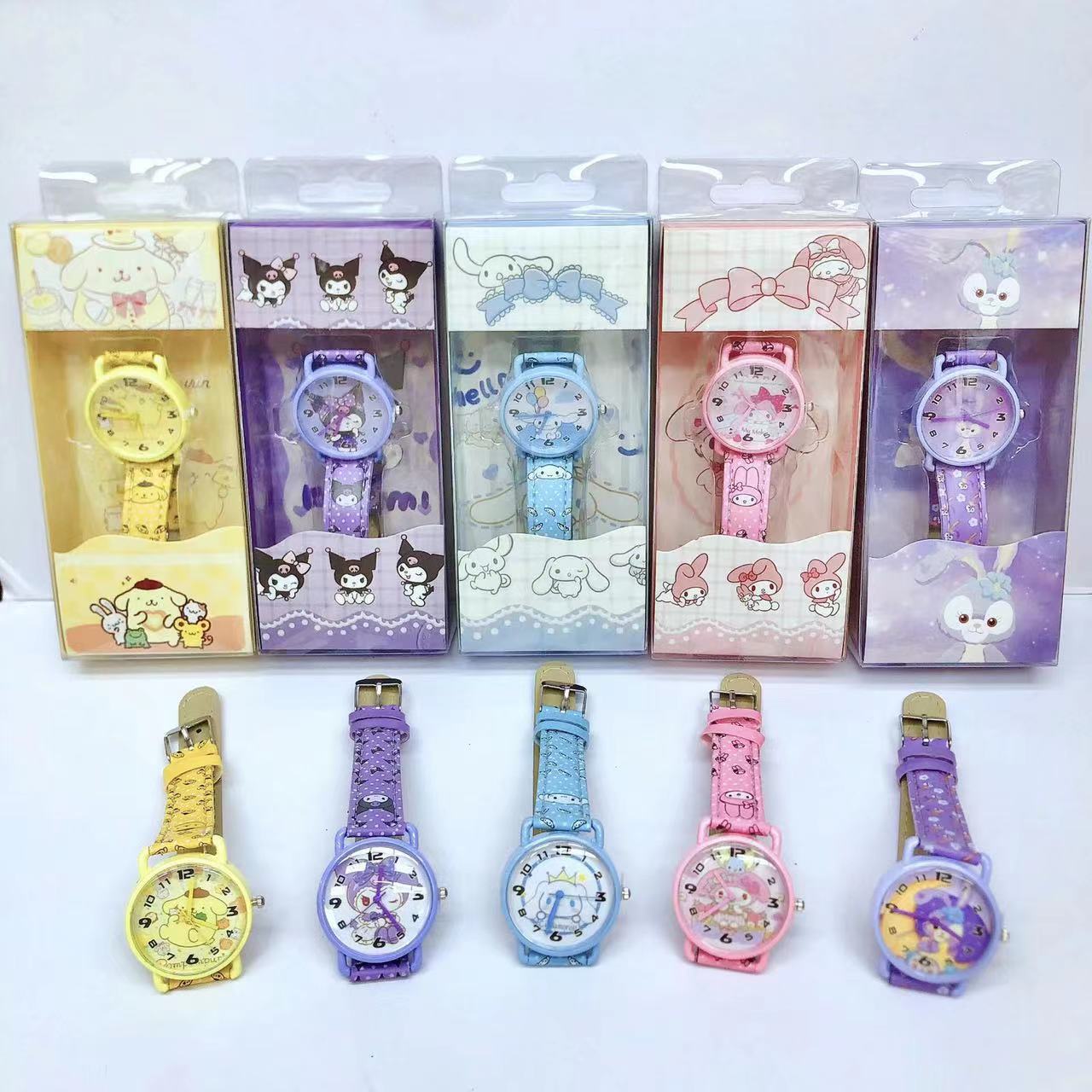【New Arrivals】New Sanrio Kiki Cat Cute Girl Cartoon Quartz Watch for ...