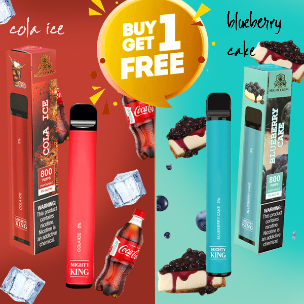 BUY 1 TAKE 1 LEGIT MIGHTY KING Puff Plus smoke vapers full set（800 ...
