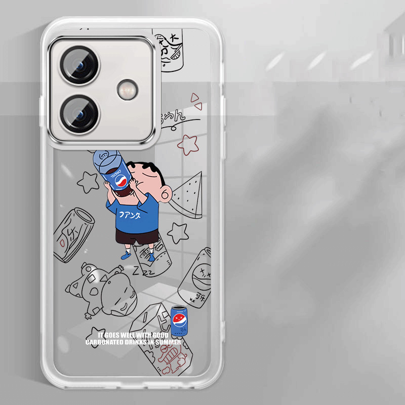 realme Note 60 note60 50 Shin-chan Case Glossy Phone Casing Cartoon ...
