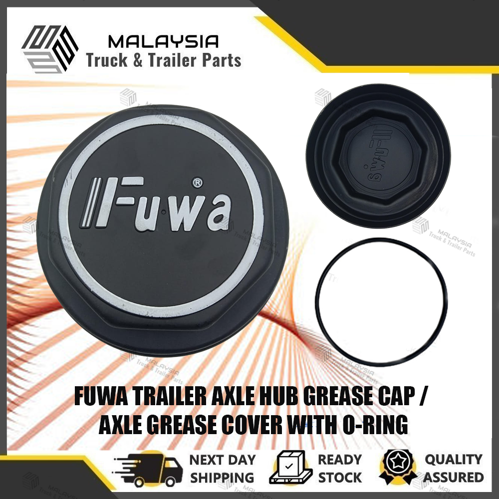 TRAILER FUWA AXLE HUB GREASE CAP / AXLE COVER WITH O-RING (FW 10A5832 ...