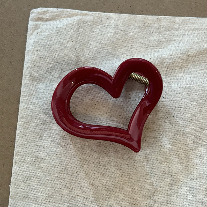 French Red Collection! Large Grip Letters Gold Label Back Head Updo ...