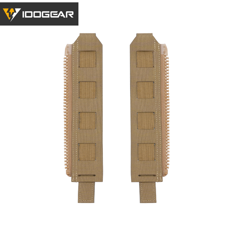 IDOGEAR Tactical Zipper Connection 500D Nylon YKK Zipper Board MOLLE ...