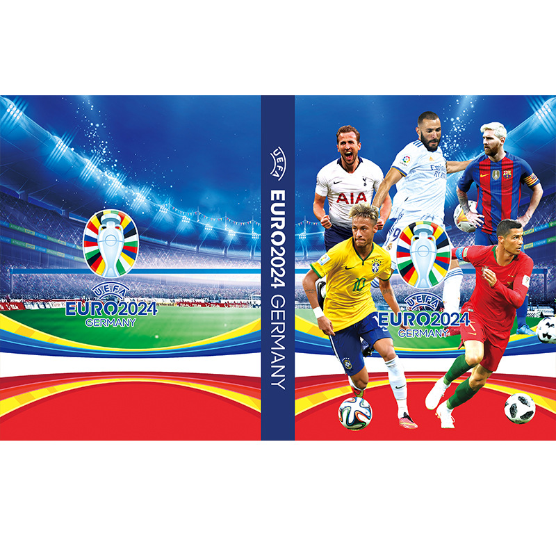 ฟุตบอลดาว240ชิ้นคอลเลกชันการ์ดอัลบั้มหนังสือแผนที่ยุโรปถ้วย Messi เนย์ ...