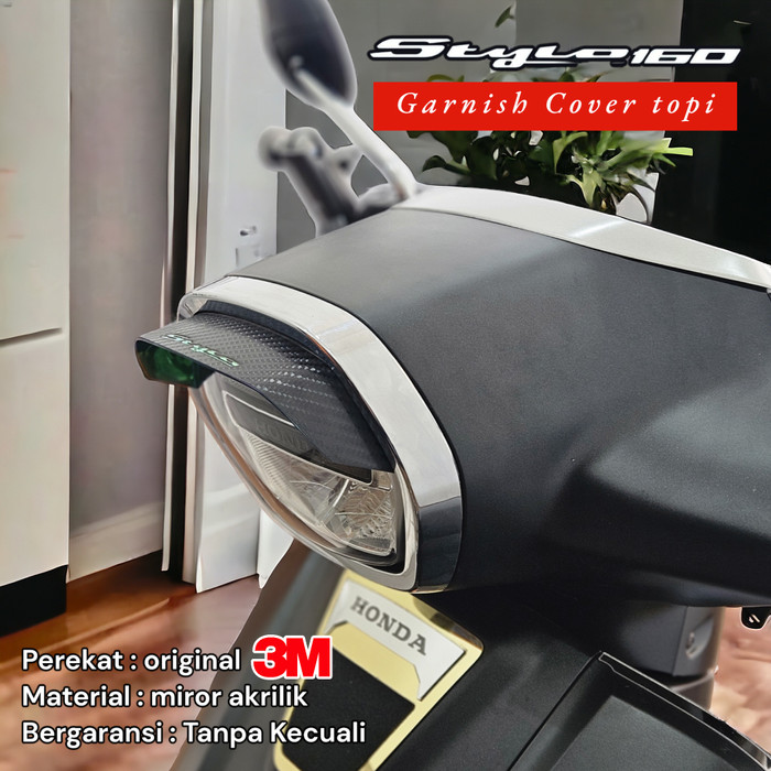 motopad27 cover garnish topi honda stylo 160 | Lazada Indonesia