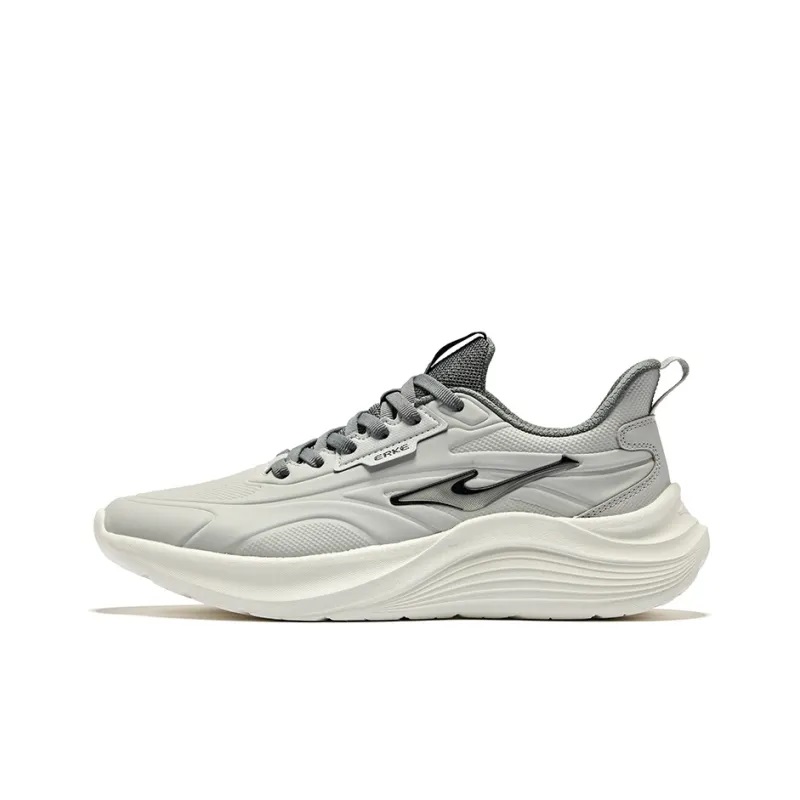 ERKE Waterproof Lightweight Running Shoes Grey White for Men ...
