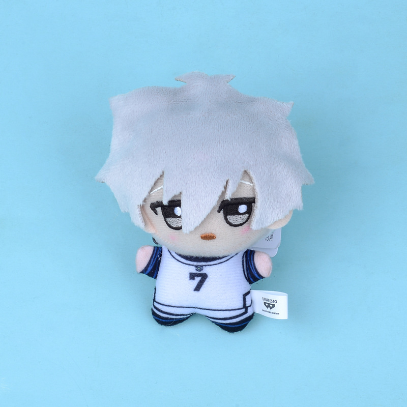 【GUTTY Lifestyle Store】10cm Blue Lock Chain Plush Toy Pendant Nagi ...
