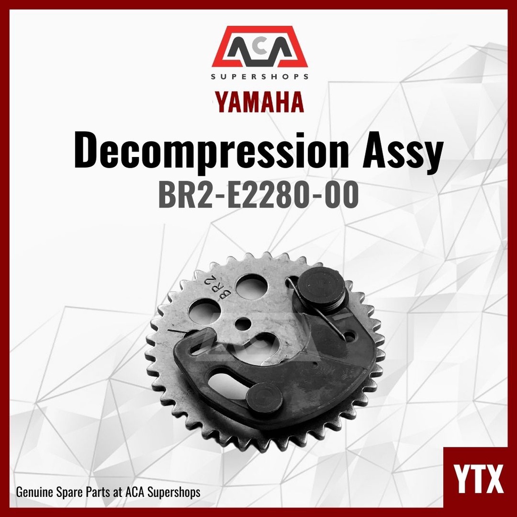YTX125 DECOMPRESSION ASSY (BR2-E2280-00) (YAMAHA GENUINE PARTS) | Lazada PH