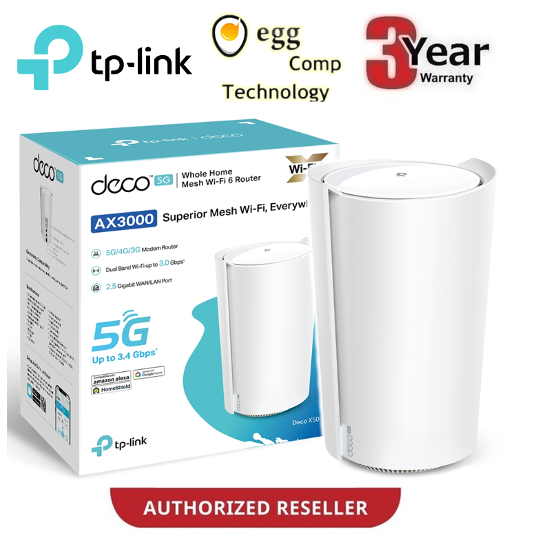 TP-Link Deco X50 5G SIM Mesh Modem Router WiFi 6 AX3000 4G/3G ...