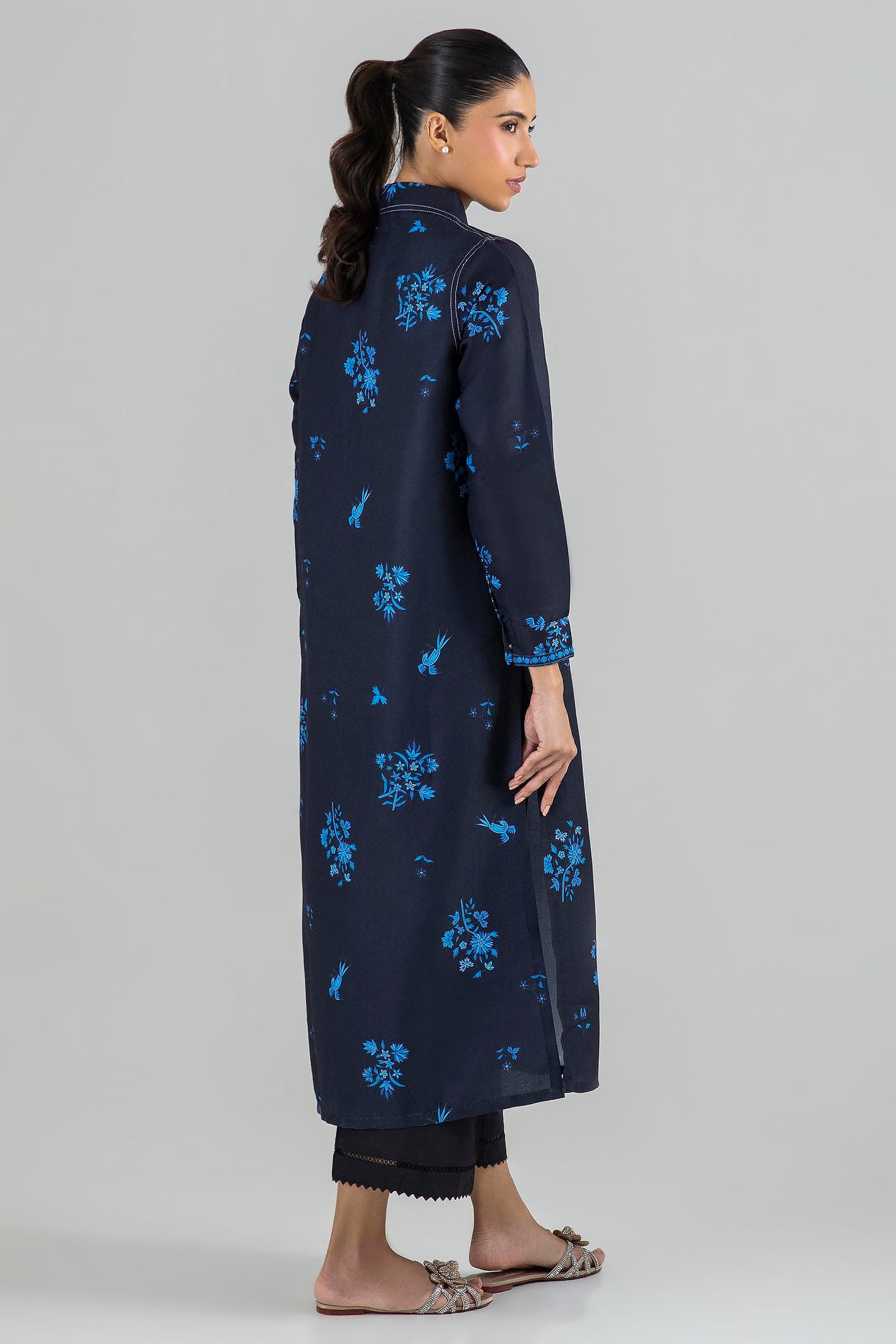 Sana Safinaz Ready To Wear Dress For Girls Stitched Basic Printed Shirt | Daraz.pk