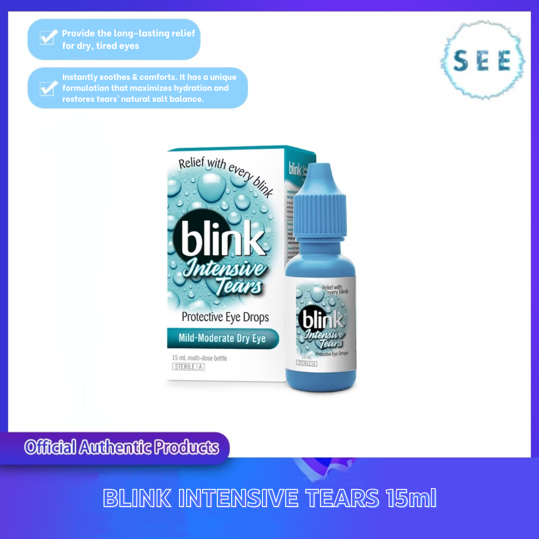Blink Intensive Tears Protective Eye Drops 15ml (Relief from Dry, Tired Eyes) | Lazada Singapore