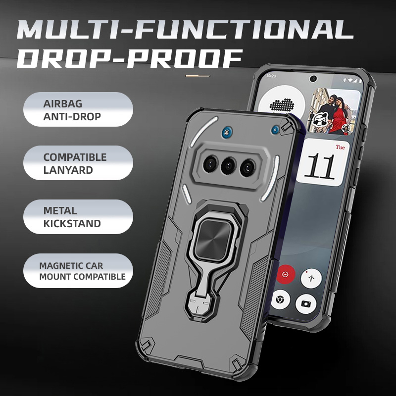 Tokifu For Nothing Phone 3A Soft TPU+Hard PC Fashionable Anti Drop and ...