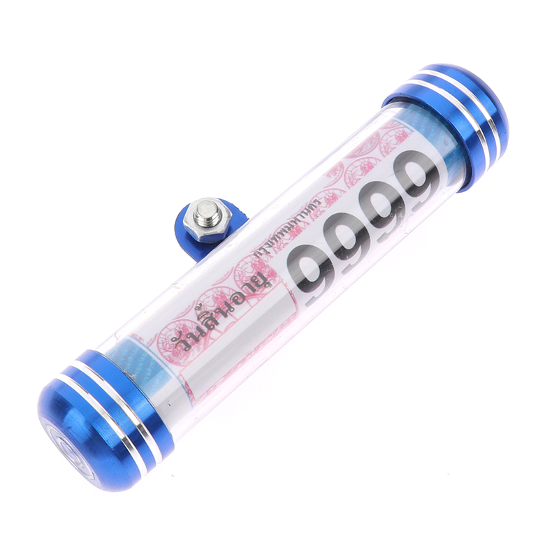 1pc Motorcycle Motorbike Tube Tax Disc Cylindrical Holder Frame License ...