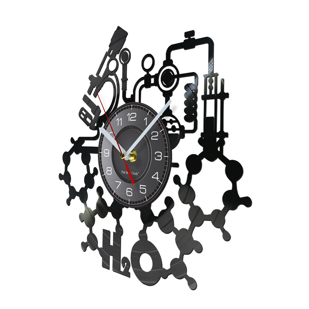 【EcoTrend】Chemistry Experiments Wall Clock Science Laboratory ...