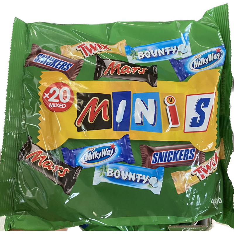 Mars Mixed Minis 400g (25PCS Assorted Chocolates Inside) | Lazada PH