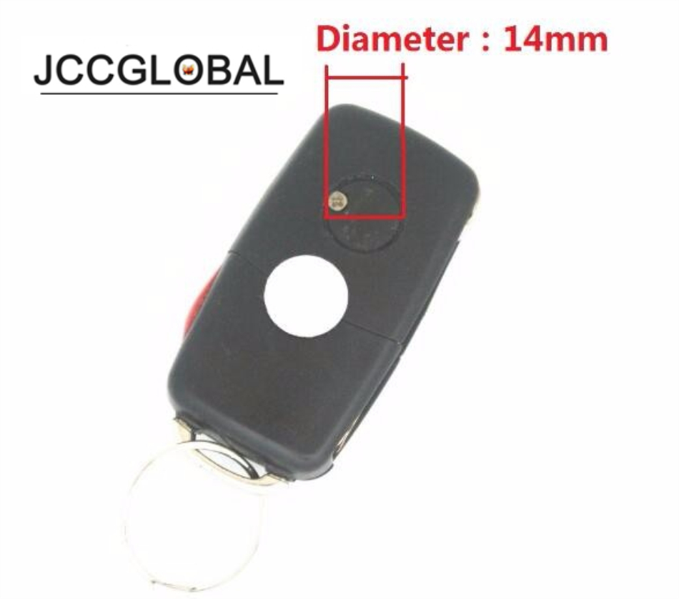 【Exclusive Offer】5pcs 14mm Car Key Sticker For VW Toyota Peugeot Benz ...