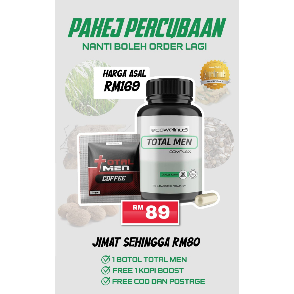 ⭐ ⭐PROMOTION⭐ ⭐ ☟ORIGINAL HQ TOTALMEN COMPLEX SUPPLEMENT NO 1 MASALAH ...
