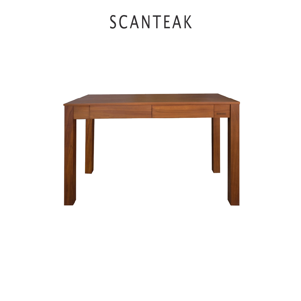 Scanteak Rolig 100cm Writing Table Bulky Lazada Singapore