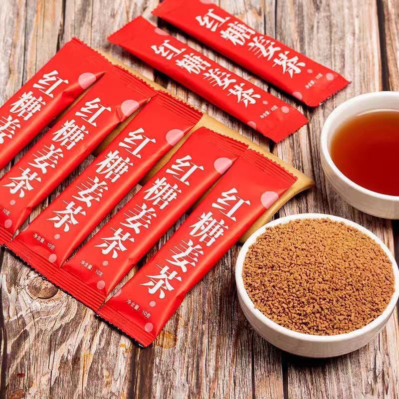 Brown Sugar Ginger Tea Black Sugar Ginger Tea 古法 红糖姜茶 Dark Brown Sugar ...