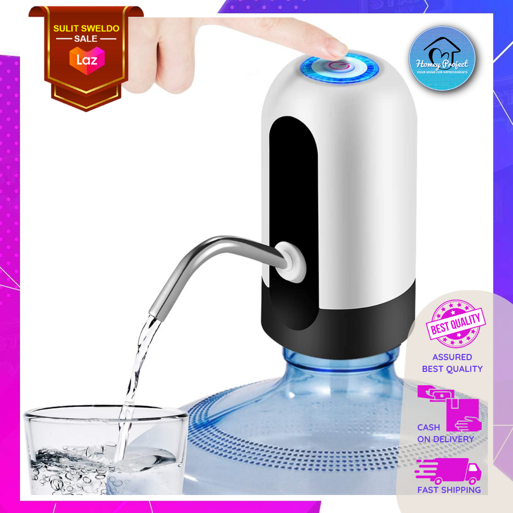 Homey Project ELECTRIC WIRELESS WATER PUMP DISPENSER-Portable USB ...