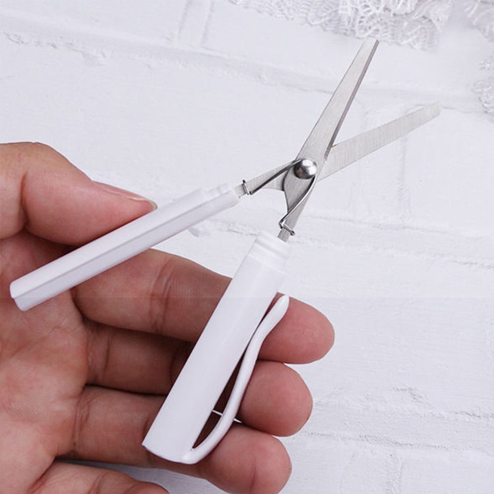 Mini Pocket Shape Scissors Portable Stationery Paper Cut Safety Utility ...