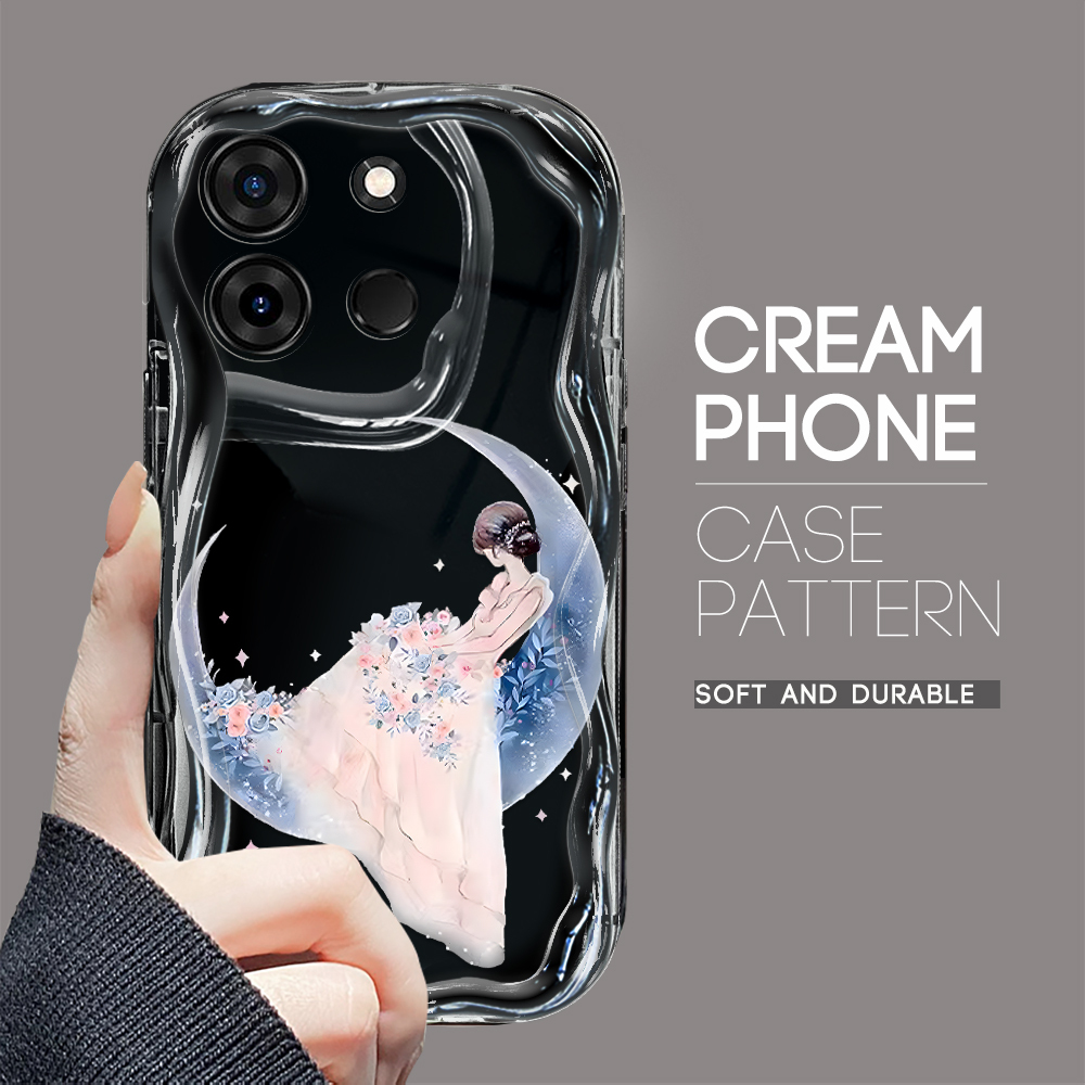 YYDS for Infinix Smart 7 Tecno Spark Go 2023 Pop 7 Pro Back Cover Moon ...