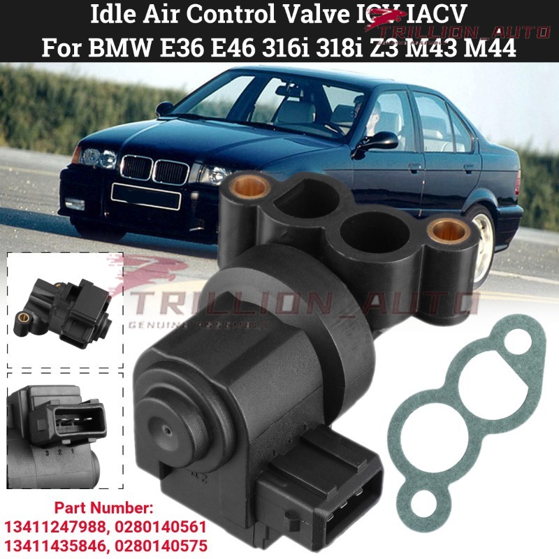 Idle Air Control Valve ICV IACV for BMW E36 E46 316i 318i Z3 M43 ...