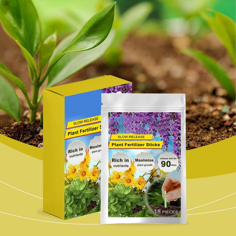 Indoor Food Spikes Growth Food Spikes Slow Release Natural 18 Pieces ...