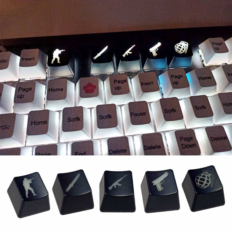 【New Arrivals】1PC Durable ABS Backlit Keycap Creative CSGO Gaming ...