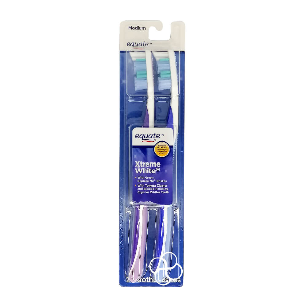 Equate Xtreme Medium Toothbrush 2s | Lazada PH