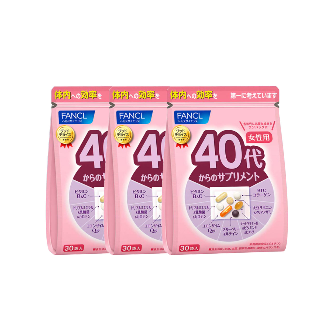 🅿🇯🇵 Fancl Good Choice Supplements Women Coenzyme Q10 Vitamin E Carotene ...